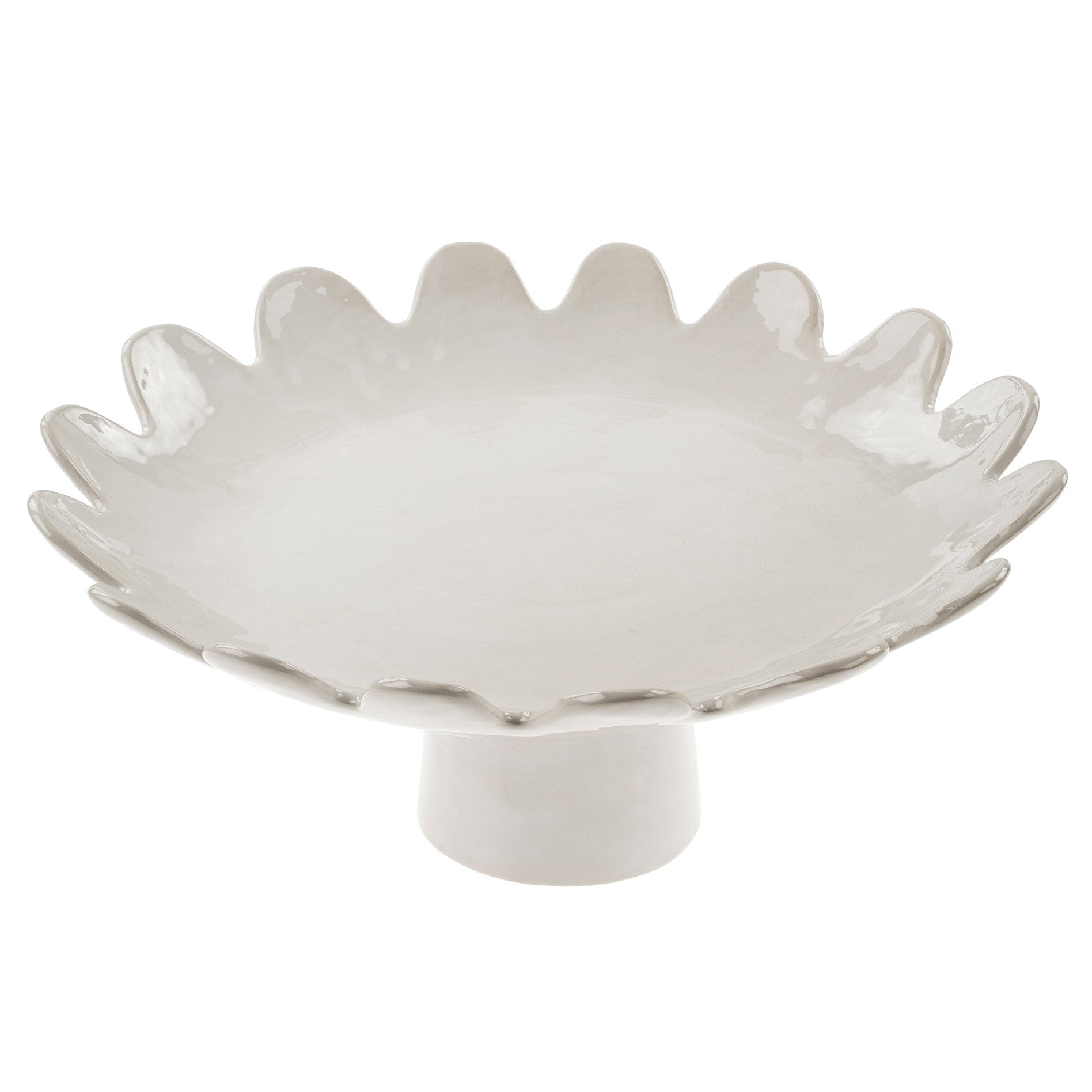 Scalloped Cake Stand – Jardines Domaine
