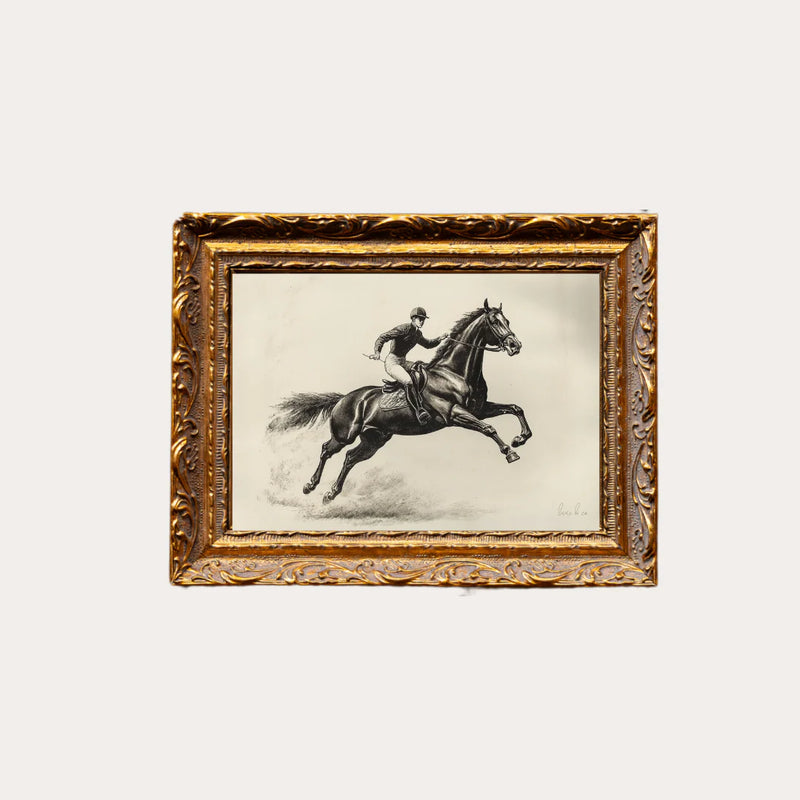Cavalier Horse Art 5X7 – Jardines Domaine